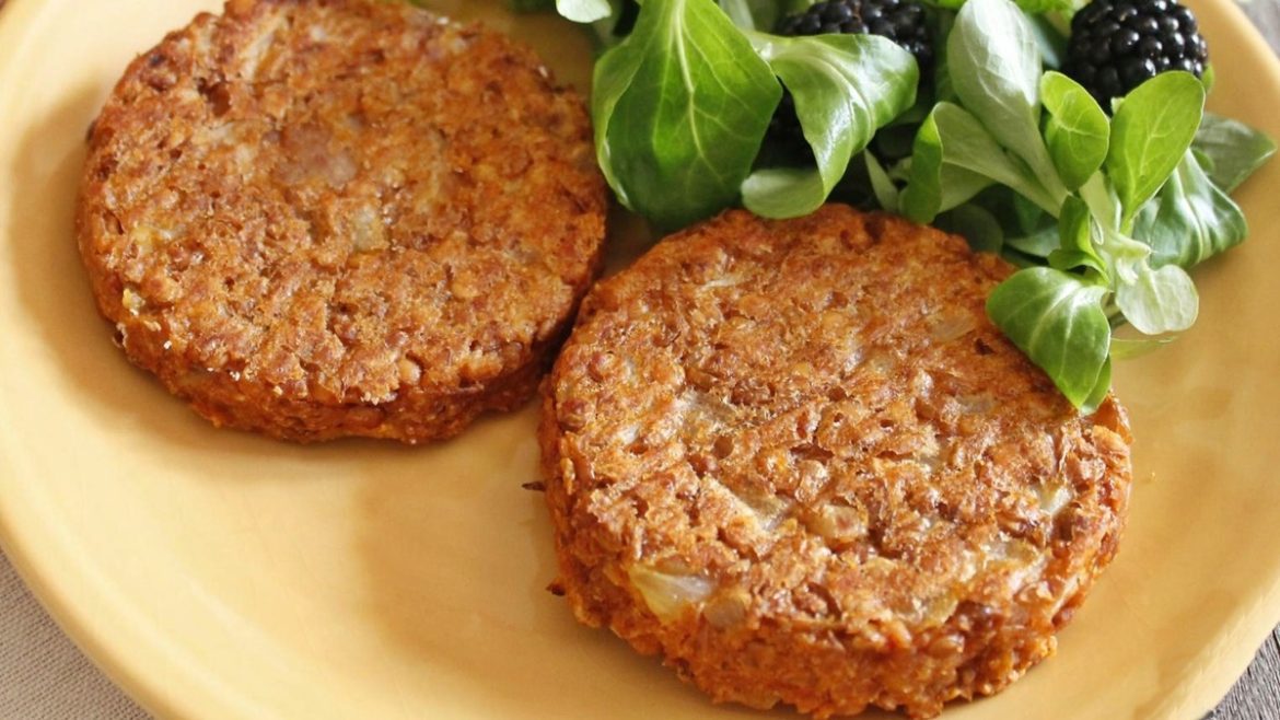 Receta para preparar hamburguesa de lentejas - Infoagro