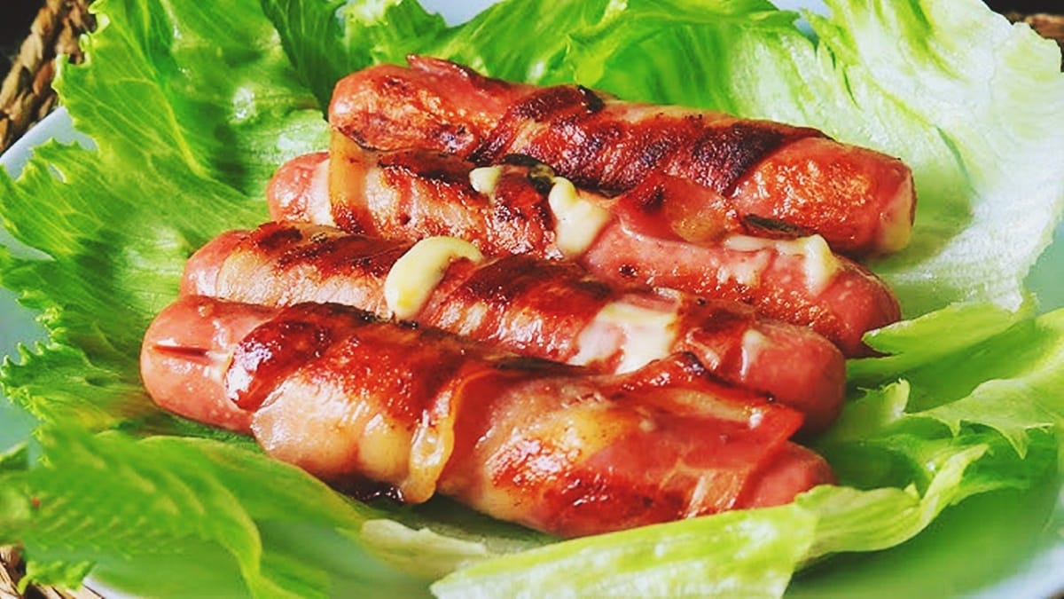 Receta sencilla y rápida de salchicha rellena con queso - Infoagro